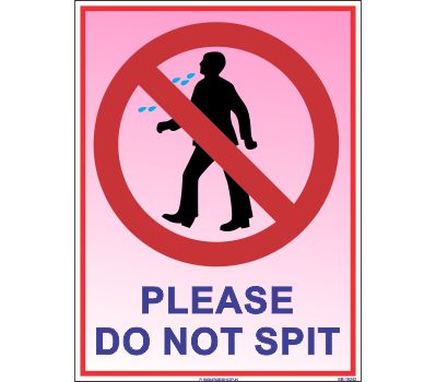 Please do not spit