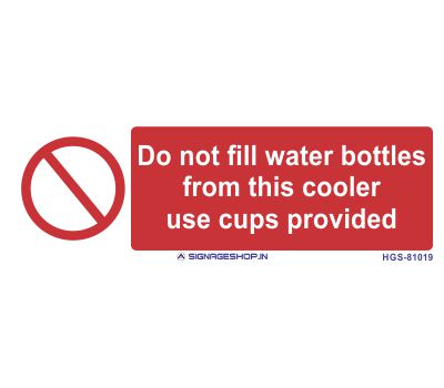 Do not fill water bo...