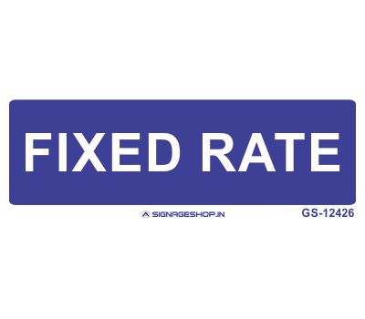 Fixed rate