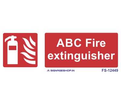 ABC fire extinguishe...